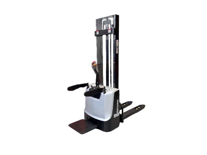 ES1536P - Electric stacker with ride platform, 3600 mm :: Silverstone ...